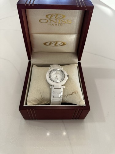 Oniss Paris Oversized Porcelain Watch With Sapphire Dial | eBay
