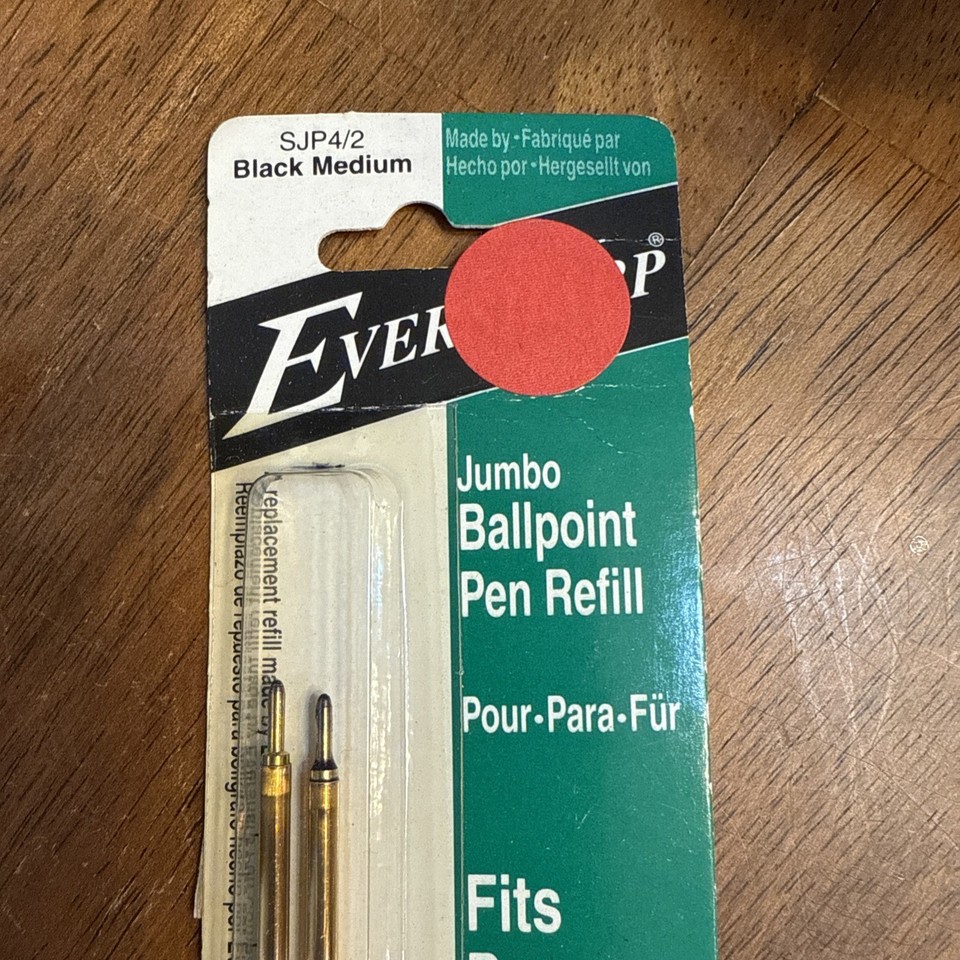 4x Vintage Eversharp Jumbo Ballpoint Pen Refills Fit Paper Mate SJP4/2 ...