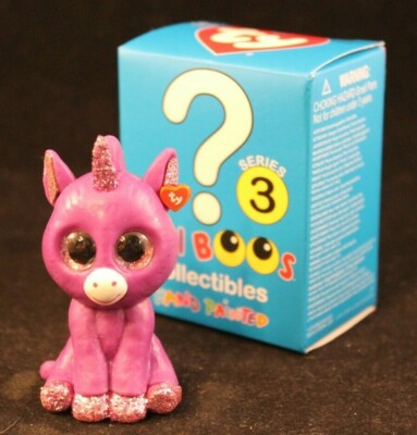 TY Beanie Boos - Mini Boo Figures Series 3 - Amethyst - Purple Unicorn ...