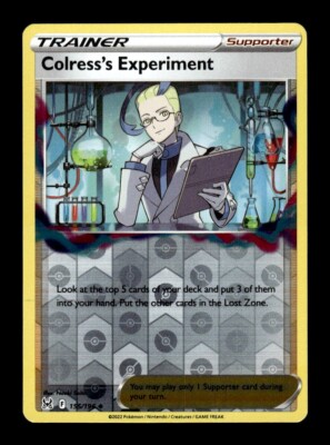 Pokemon Lost Origins COLRESS'S EXPERIMENT 155/196 Reverse Holo | eBay