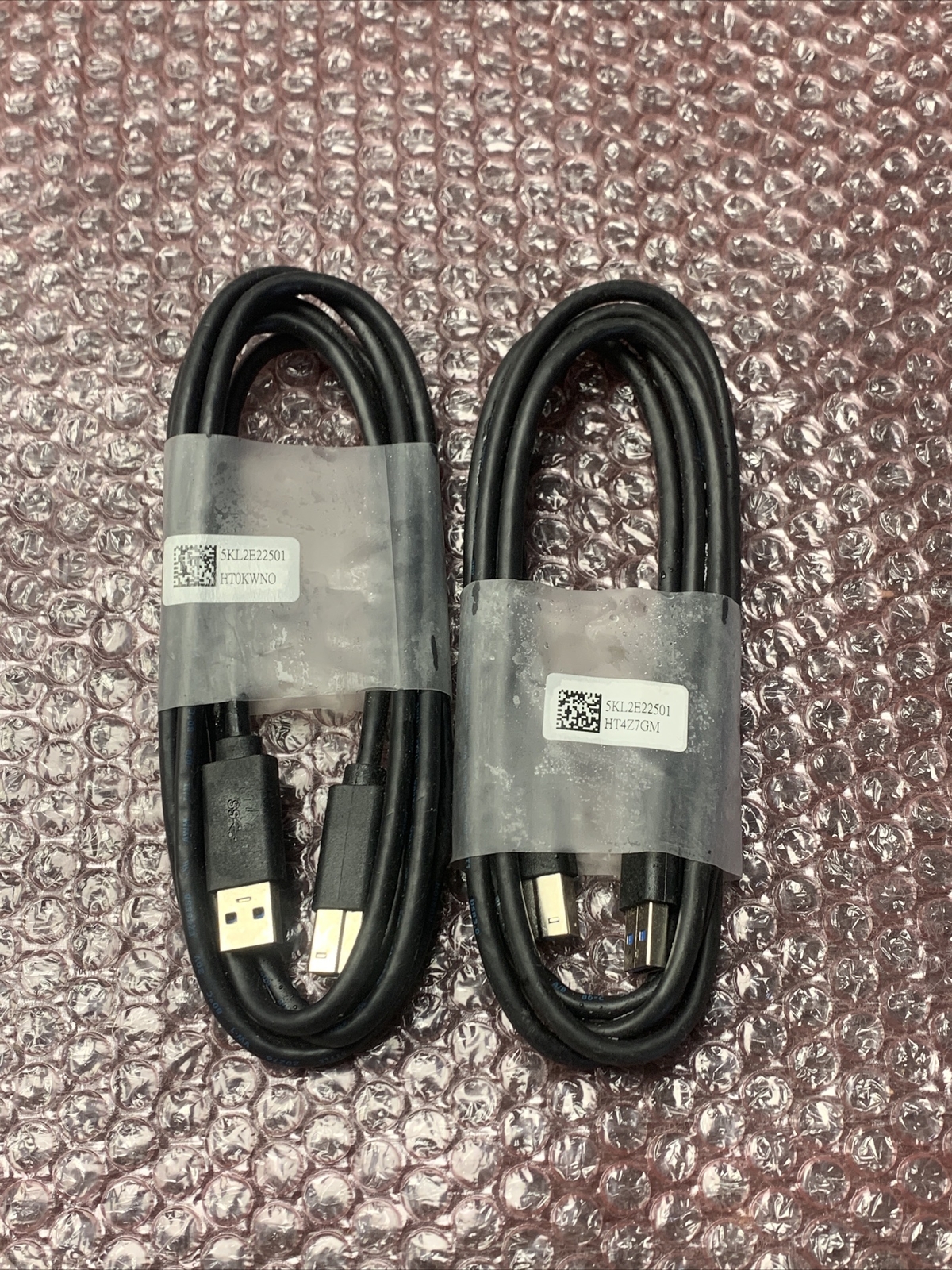 New Lot of 2 Dell USB 3.0 Type A to B Male Cable (5KL2E22501) | eBay