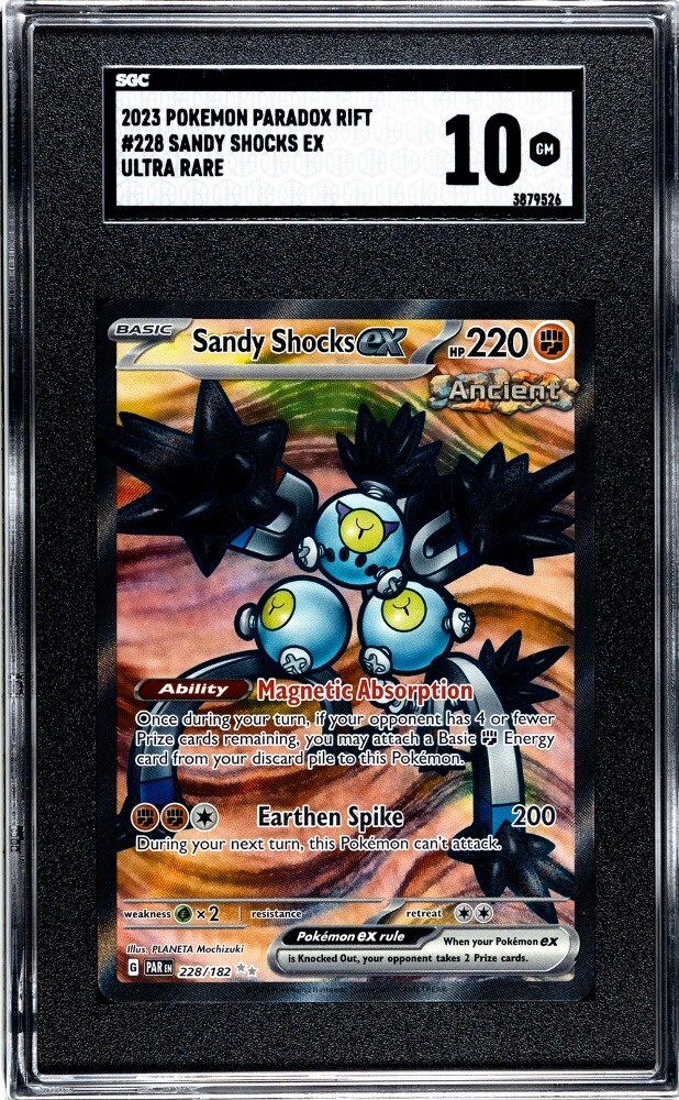 Pokémon TCG Sandy Shocks ex Paradox Rift 228/182 Holo Ultra Rare for ...
