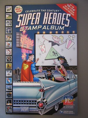USPS Celebrate The Century Super Heroes Stamp Album Comic Book #VI ...