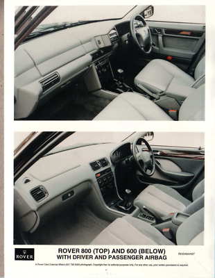Rover 800 & 600 Series interior view original colour Press Photo No. RH ...