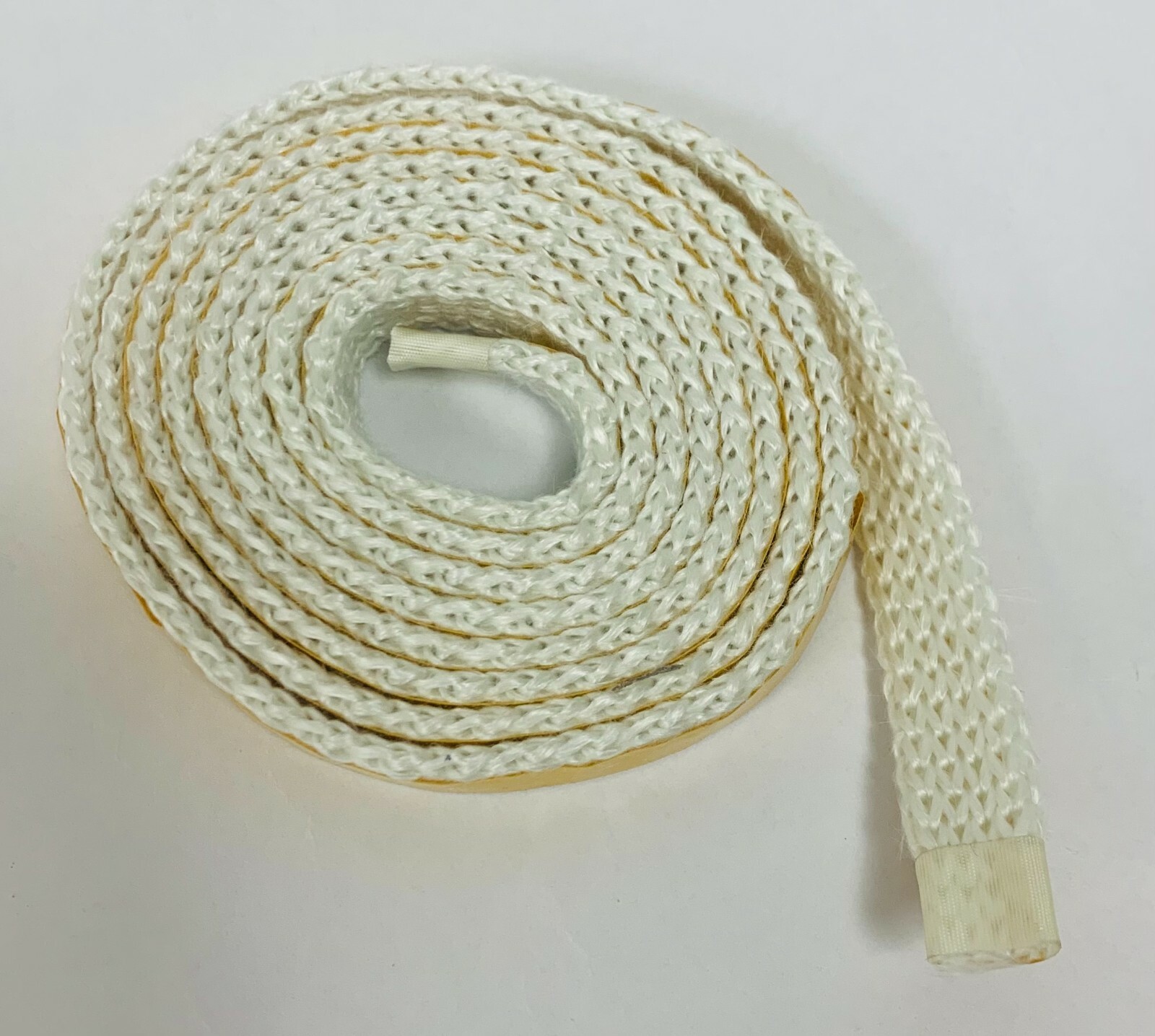 White Flat Stove Rope Self adhesive Glass Seal 12 x 3mm, 15 x 3mm or 25 ...
