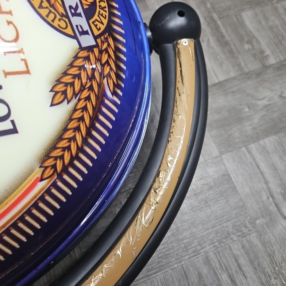 Michelob Ultra Beer Revolving Light Up Sign Missing Hang Bracket & Does ...