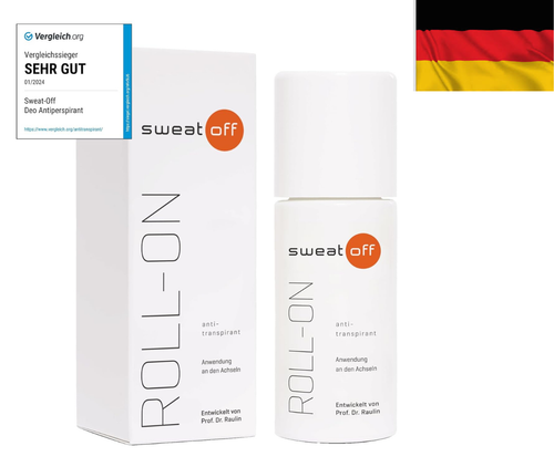 Sweat-Off Antitranspirant Roll On 50ml gegen Schwitzen | Deo Roller ...