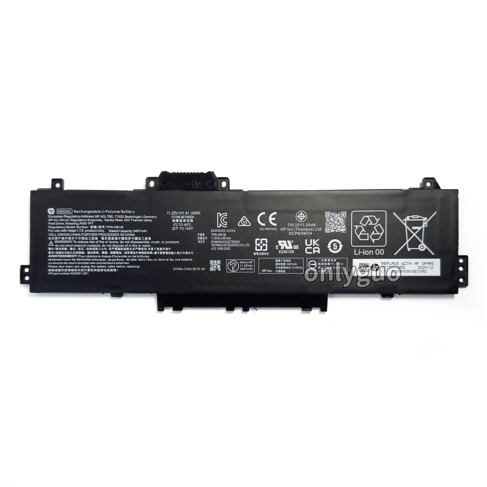 Genuine OEM AE03XL Battery for HP 240 245 250 255 256 G10 HSTNN-OB3E ...