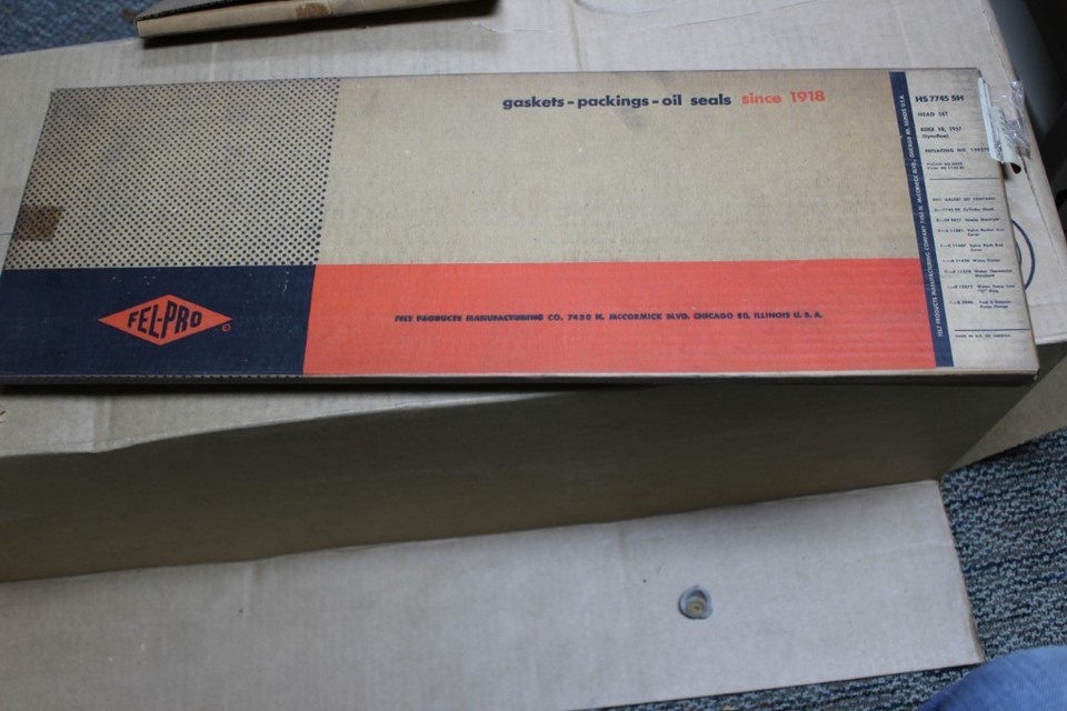 Vintage NOS Fel-pro hs 7745 sh Buick v8 1957 Engine Head Gasket Set | eBay