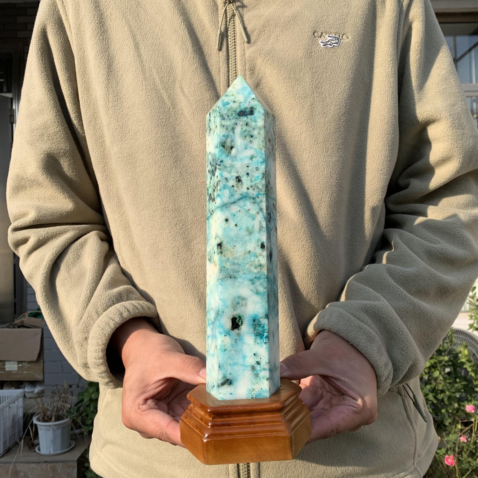1780g Natural Fynchenite Phoenix Stone Tower Point Mineral ...