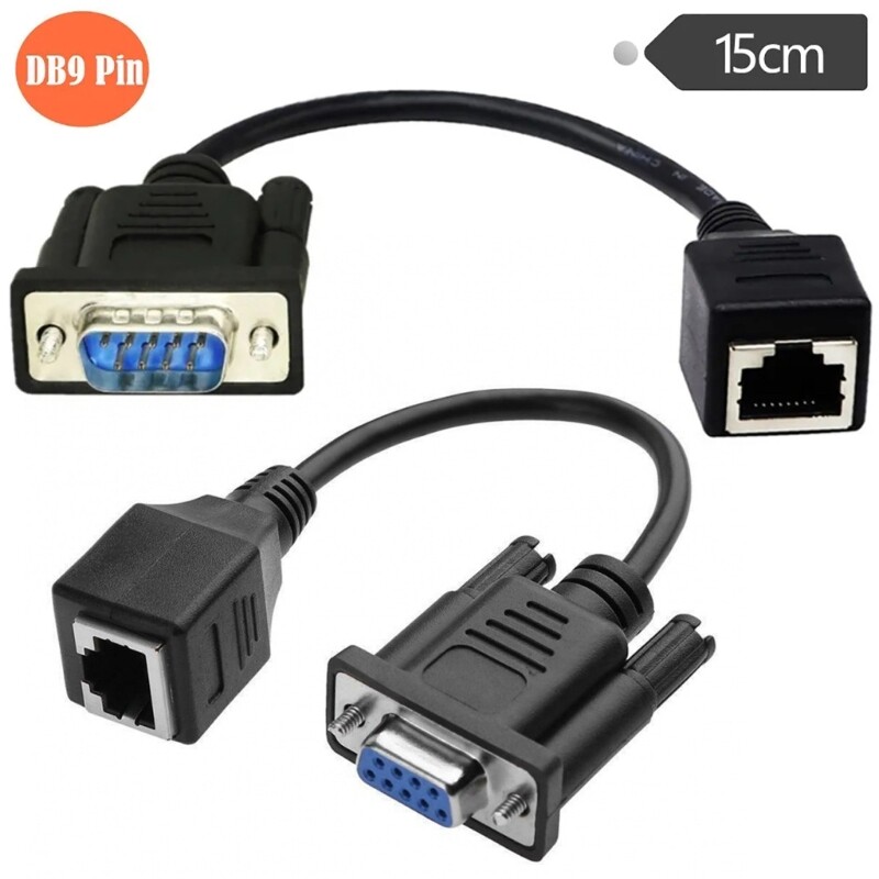 User Friendly DB9 Extender DB9 to RJ45 Extension Cable Effortlessly ...