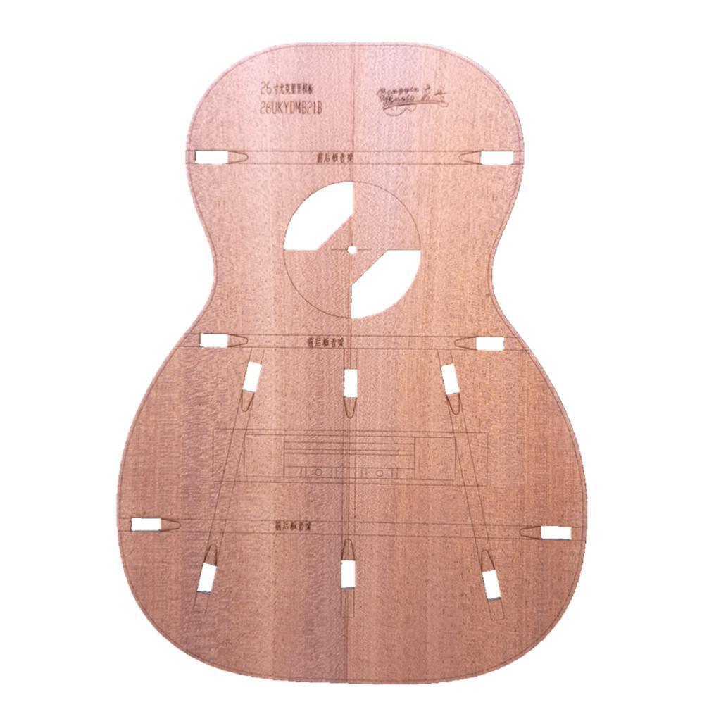Handcrafted 26inch Ukulele Uke DIY Body Template for Guitar Luthier ...