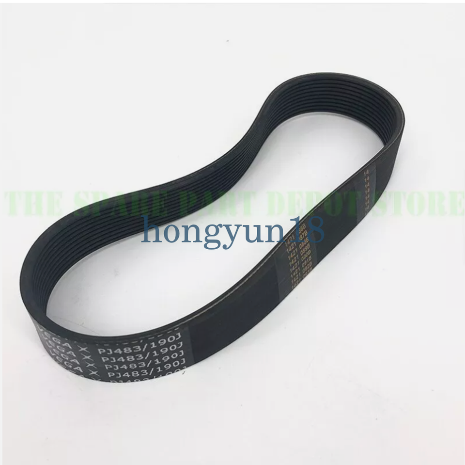 PJ483 190J Treadmill Motor Belt Drive Fan Pulley Belt Poly Belt 6/7/8/9 ...