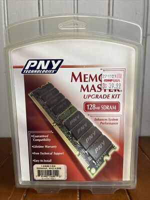 PNY Memory Master Upgrade Kit 128MB SDRAM PC133 – NEW in Package ...