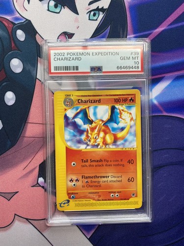 Charizard Non-Holo Expedition E-Series 39/165 PSA 10 Gem Mint Pokemon ...