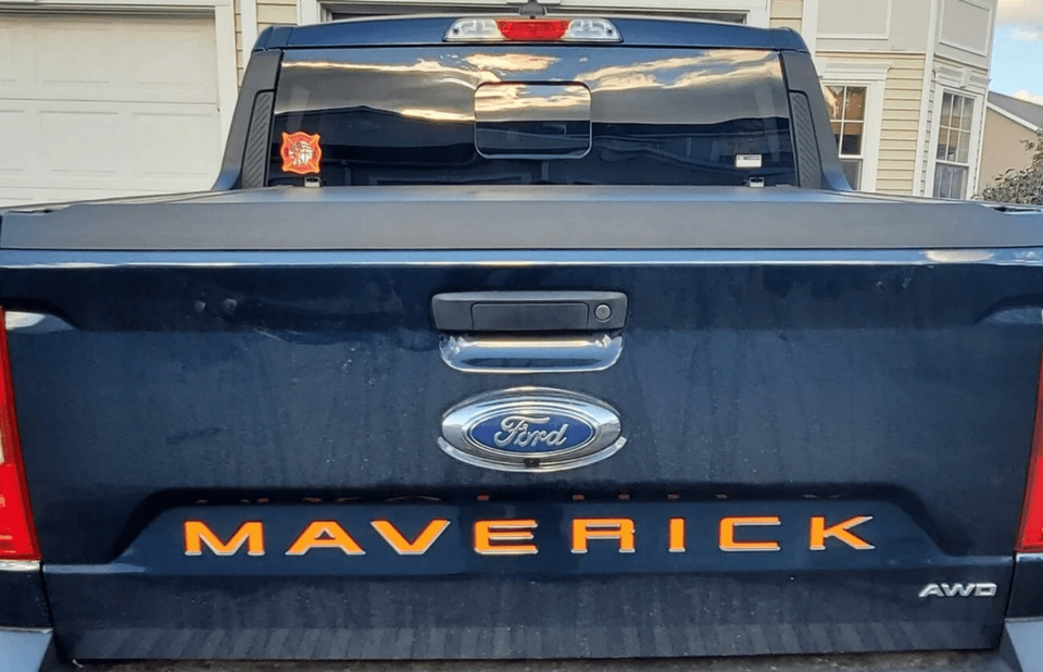 Ford Maverick Vinyl Tailgate Letters-CHECK OUT THE AVAILABLE COLORS ...
