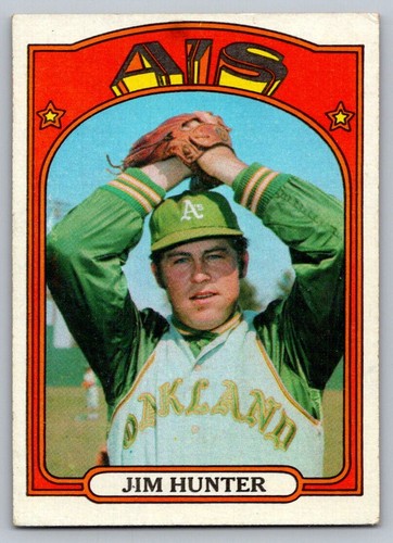 Jim Hunter 1972 Topps #330 HOF | eBay