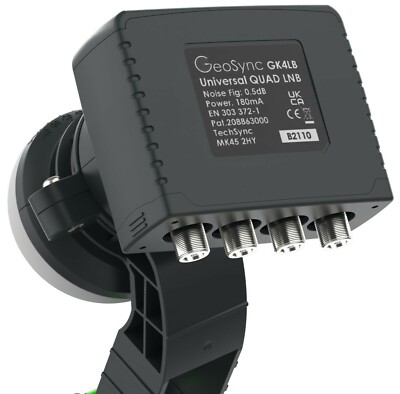 4 WAY MK4 QUAD LNB LMB FOR SKY + HD PLUS FREESAT HOTBIRD DIGITAL 3D ...