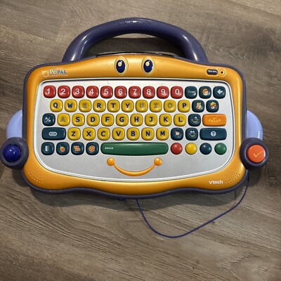VTECH PC PAL VSMILE Vintage Keyboard Computer TV Learning Typing Mouse ...