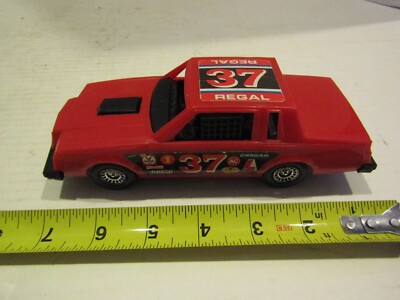 VINTAGE TOY CAR PLASTIC STROMBECKER BUICK REGAL RED STOCK RACE CAR | eBay