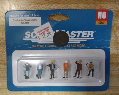 Walthers Scenemaster Road Construction Crew, HO Scale, 6 Figures 949 ...