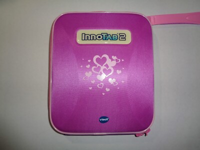 Genuine Vtech InnoTab 2 Zippered Storage Tote/Case Purple/Pink with ...