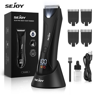 Electric Men Pubic Hair Trimmer Groin Body Hair Ball Shaver Clipper ...