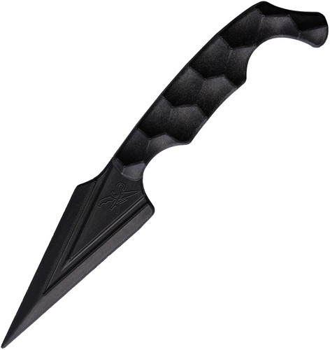 Stroup Knives Ultralite Dagger Non Metallic Black Fixed Blade Knife ...