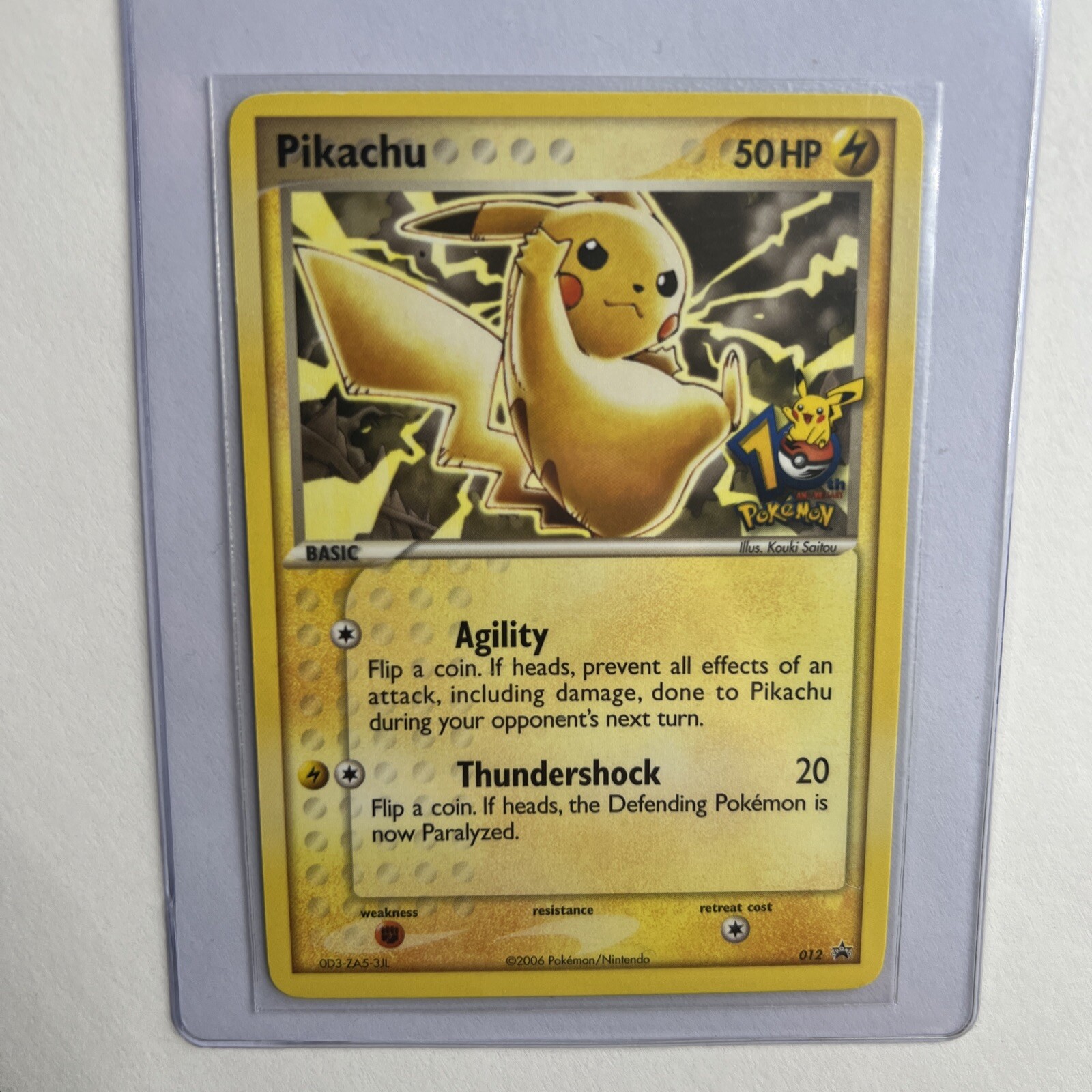 Pokemon Pikachu - 012 - (10th Anniversary Pokemon) Rare Promo | eBay