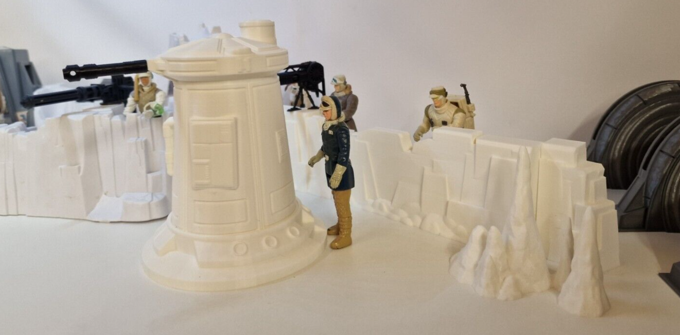 repo battle of hoth cannon blaster turret scene setting STAR WARS echo ...