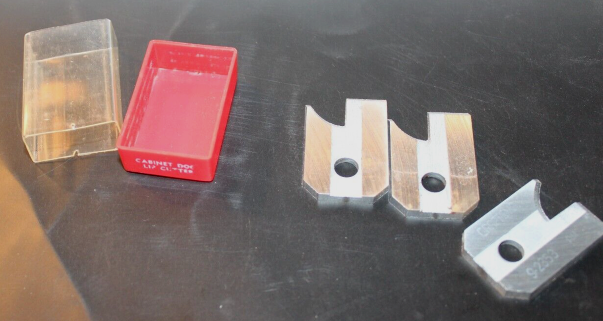 Vintage Craftsman 9-2353 3 Cabinet Door Lip Cutters Radial Saw Moulding ...
