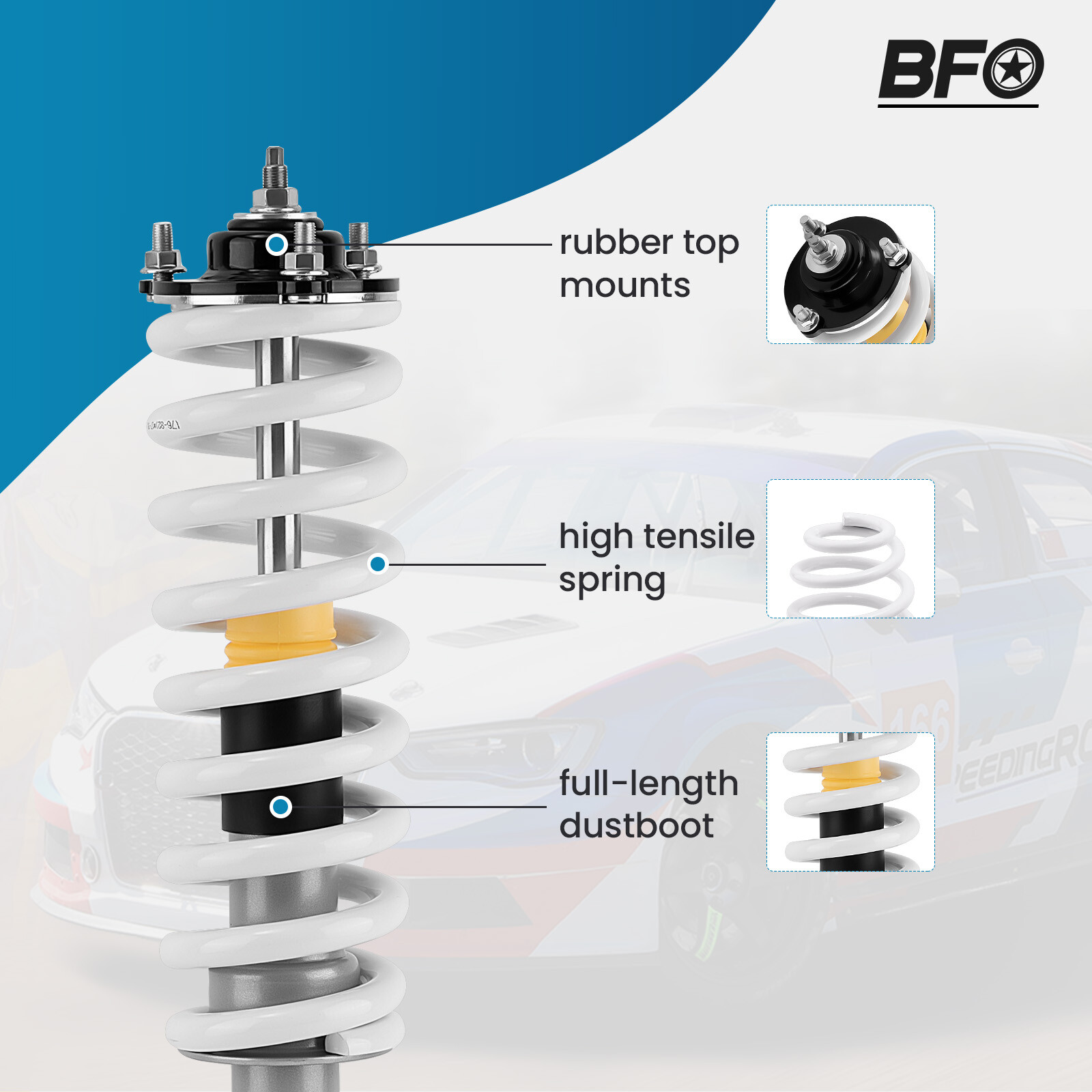 4853069485 Shock Absorber for Toyota Land Cruiser Prado 120 / Lexus ...