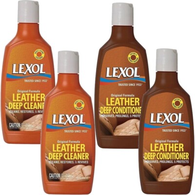 Lexol Deep Leather Cleaner & Conditioner, Leather Cleaning Solution ...