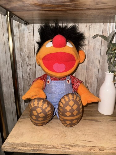 Vintage 1995 TYCO Sesame Street Talking Farmer Ernie Sings “Old ...