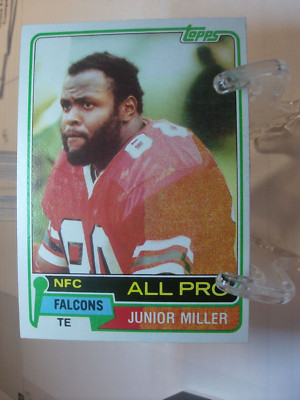 1981 Topps Football Card #180 - Junior Miller AP, RC - Atlanta Falcons ...