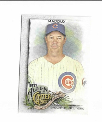 2022 Topps Allen & Ginter Greg Maddux #40 Cubs | eBay
