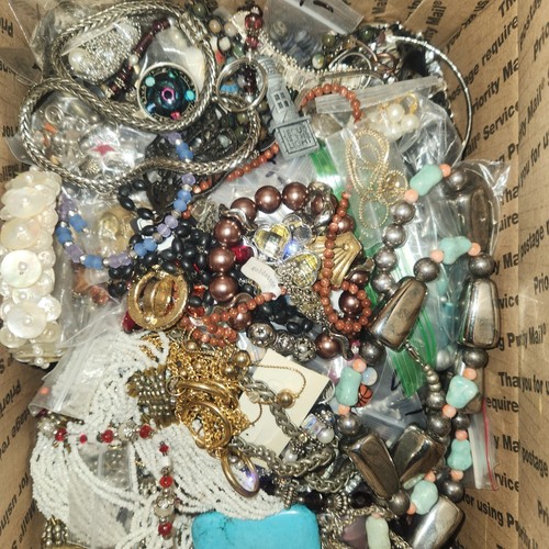 10+ LBS Vintage To Now CRAFT JUNK SCRAP Jewelry Lot Harvest Repurpose ...