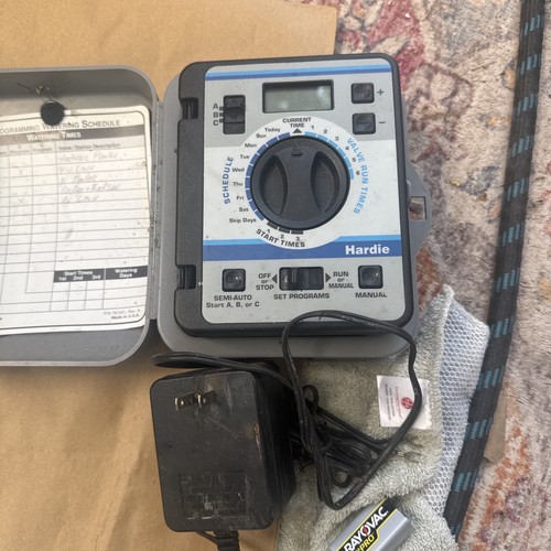 Irritrol Rain Dial RD-600 Outdoor Sprinkler Timer Hardie RainDial ...