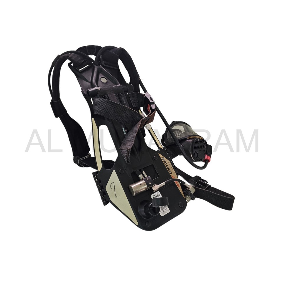 Scott Contour SCBA Backplate Harness & Sabre Panaseal Positive Pressure ...