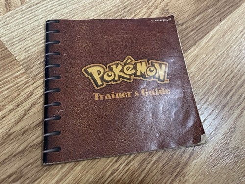 Nintendo Game Boy Pokemon Trainer's Guide Blue Red Instruction Manual ...