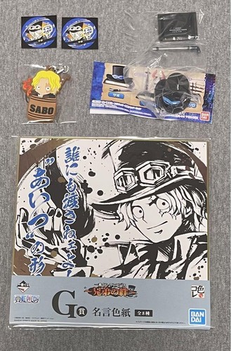 One Piece Rubust Barrel Collection Colored Paper Sticker Sabo | eBay