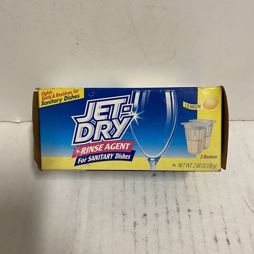 Jet-Dry Solid Rinse Aid Baskets Dishwasher Rinse Lemon Scent Vintage ...