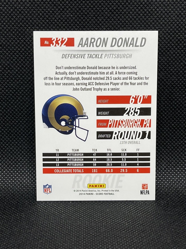 2014 Score Aaron Donald #332 Rookie | eBay
