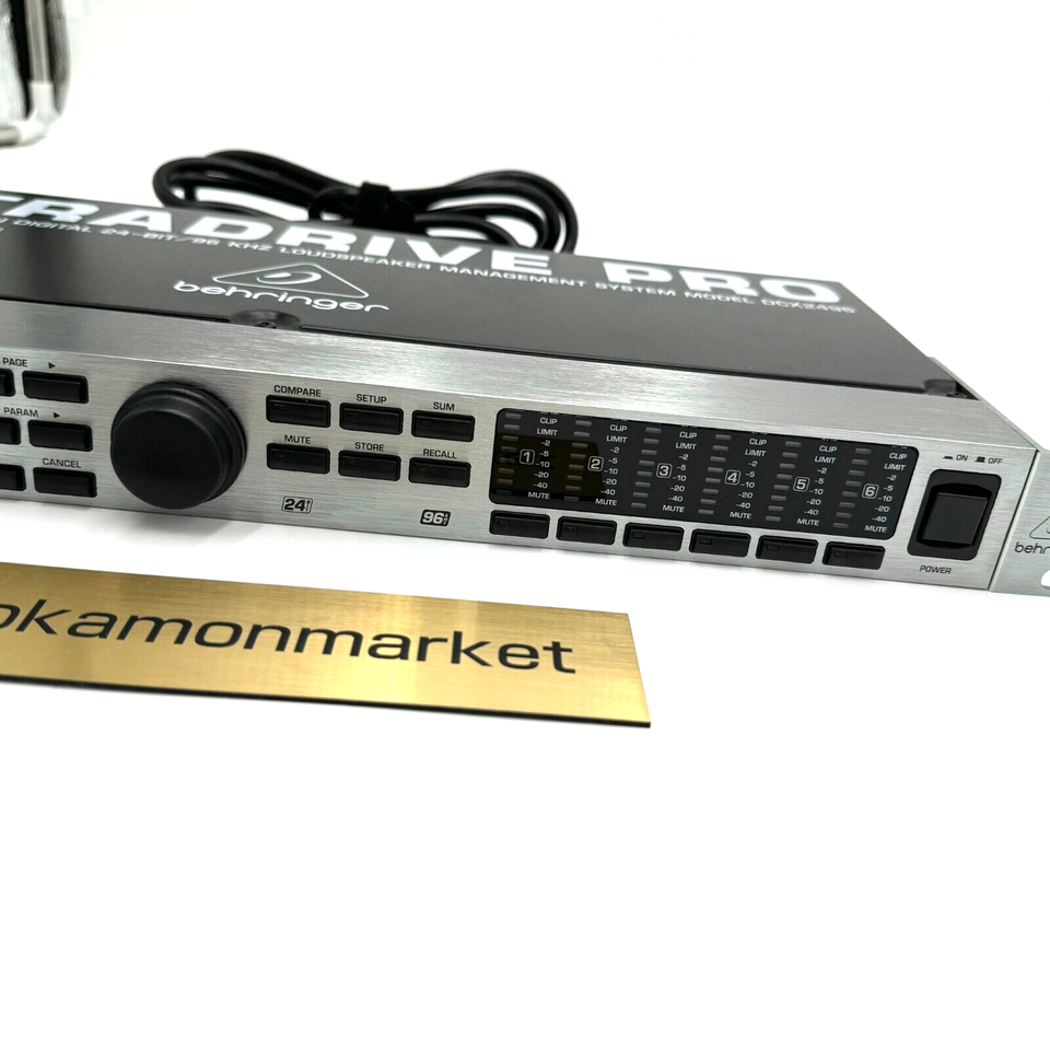 Behringer DCX2496 Ultra-Drive Loudspeaker Management System Operation ...