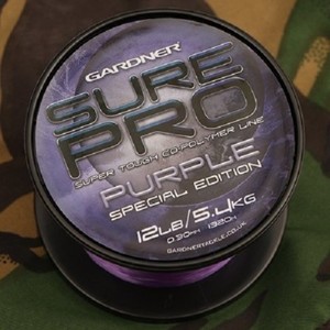 GARDNER SURE PRO PURPLE MAIN LINE FOR Carp Pike Coarse Cod Sea Fishing ...