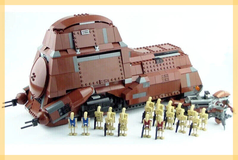 Building Blocks Star Wars Trade Federation Transport MTT Kit MOC Gift ...