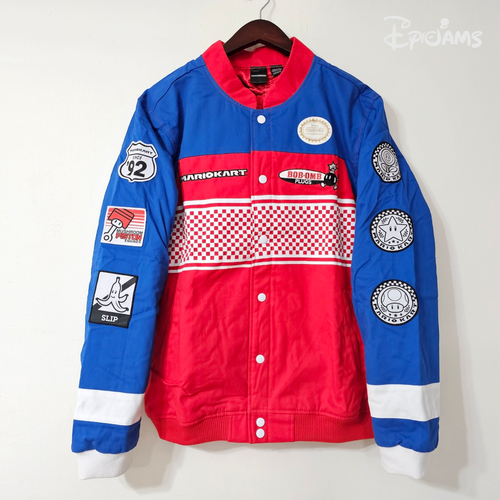 Nintendo Mario Kart Red and Blue Racing Jacket Size Medium | eBay