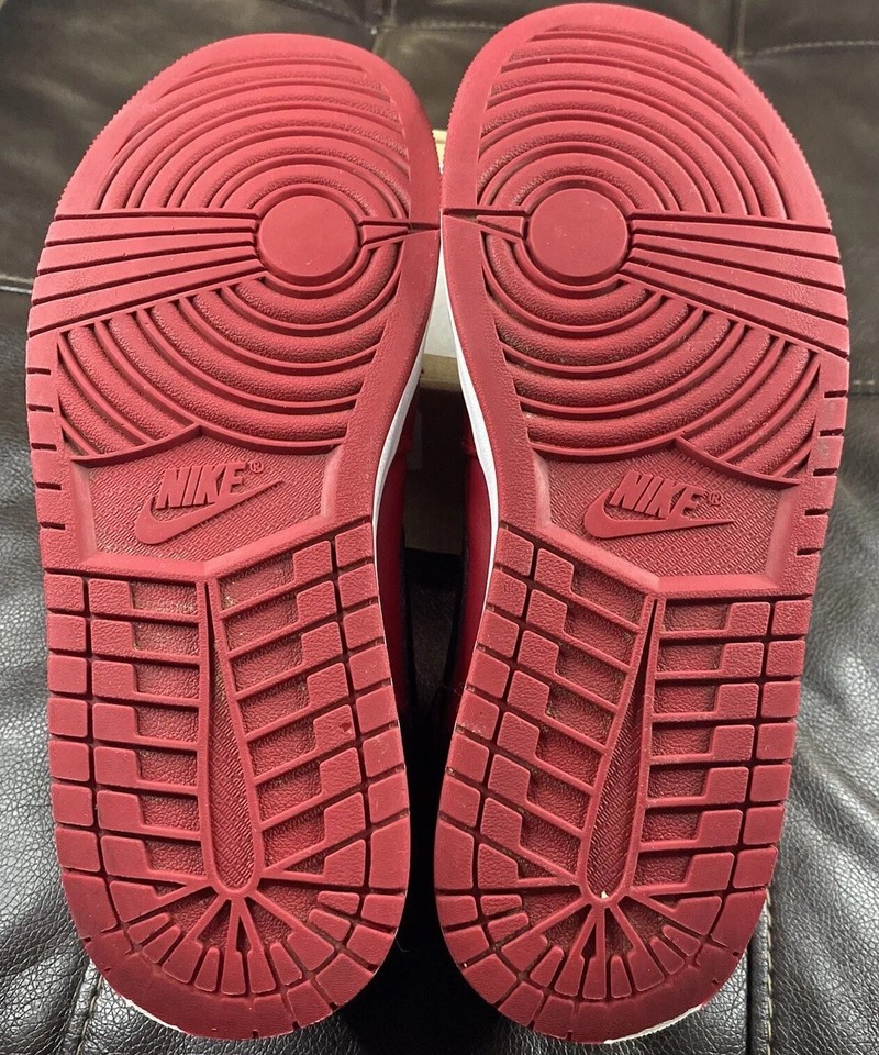 Size 8.5- JORDAN 1 Mid Reverse Bred Red and Black. CLEAN-BASKETBALL ...