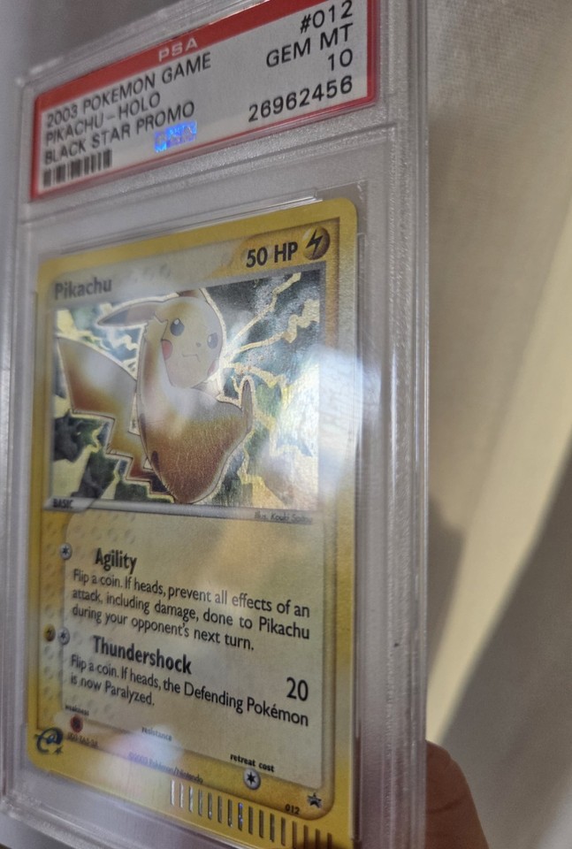 PSA 10 GEM MT 2003 Pikachu Black Star Promo #012 EN Pokemon | eBay