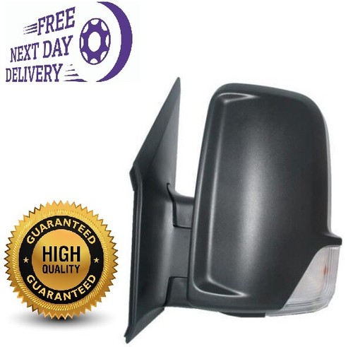 Mercedes Sprinter Door Wing Mirror Manual Black Short Arm N/S Left 2006 ...